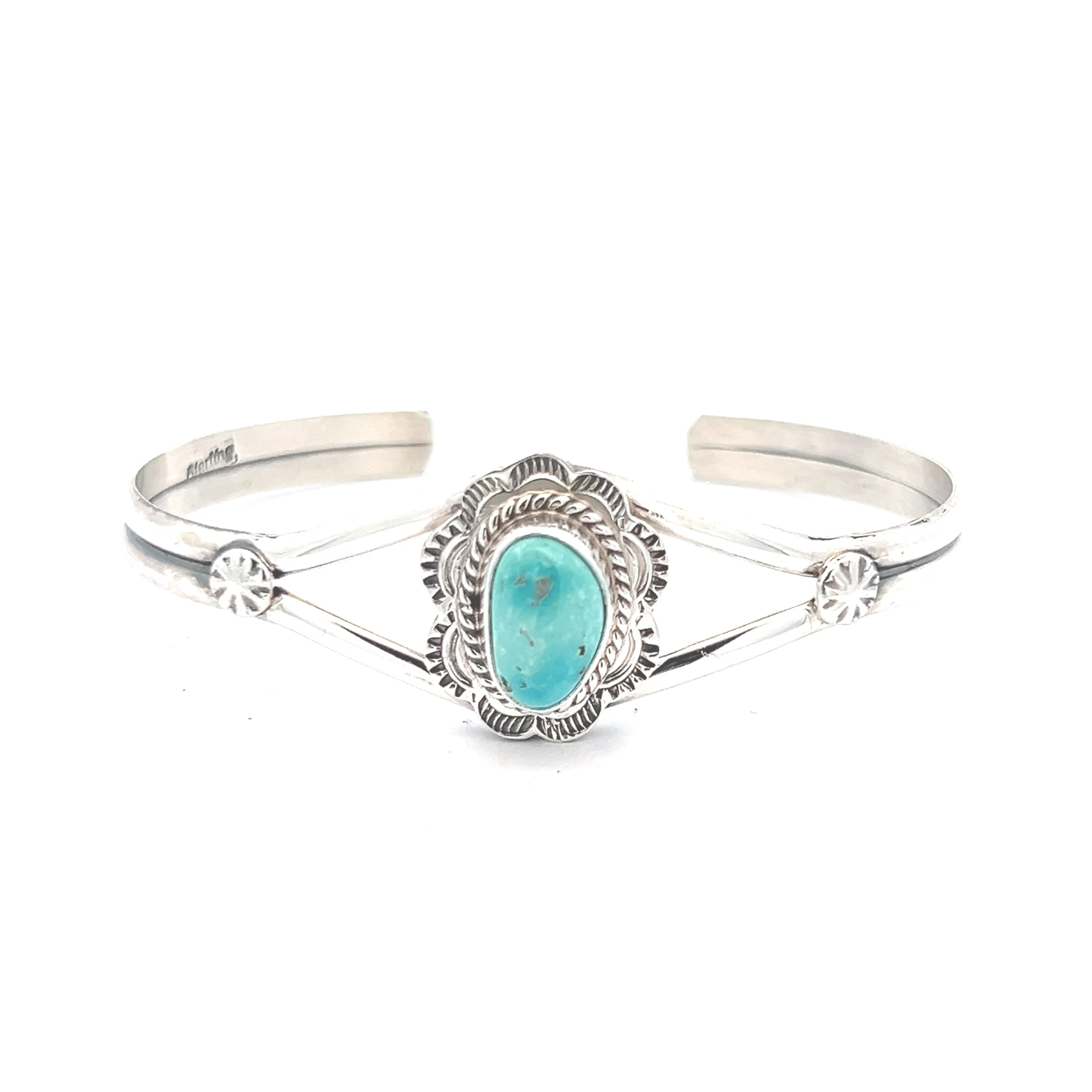 Treasures of the Southwest: Genuine Royston Turquoise Sterling Silver Bracelet