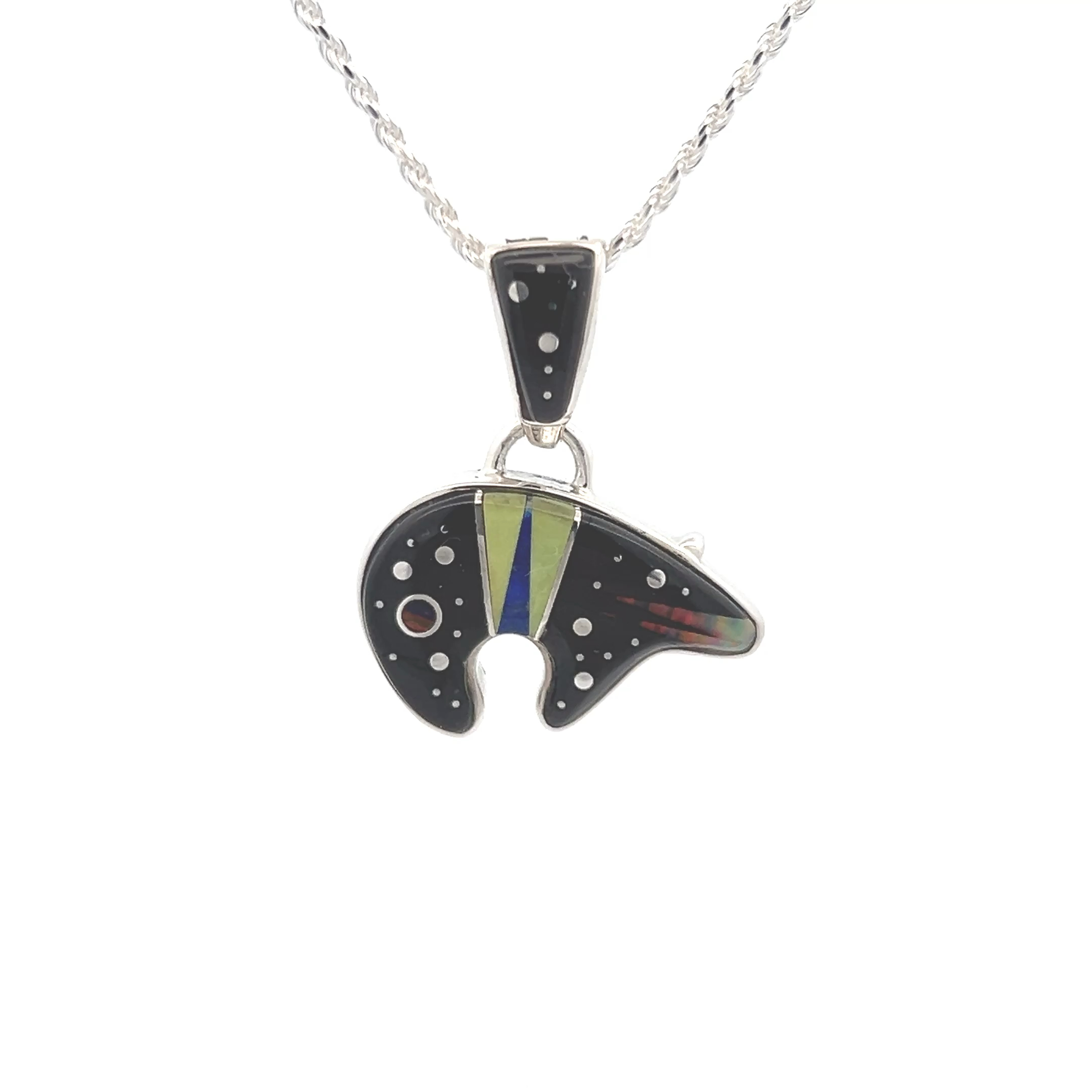 Treasures of the Southwest: Calvin Begay Night Sky Sterling Silver ...