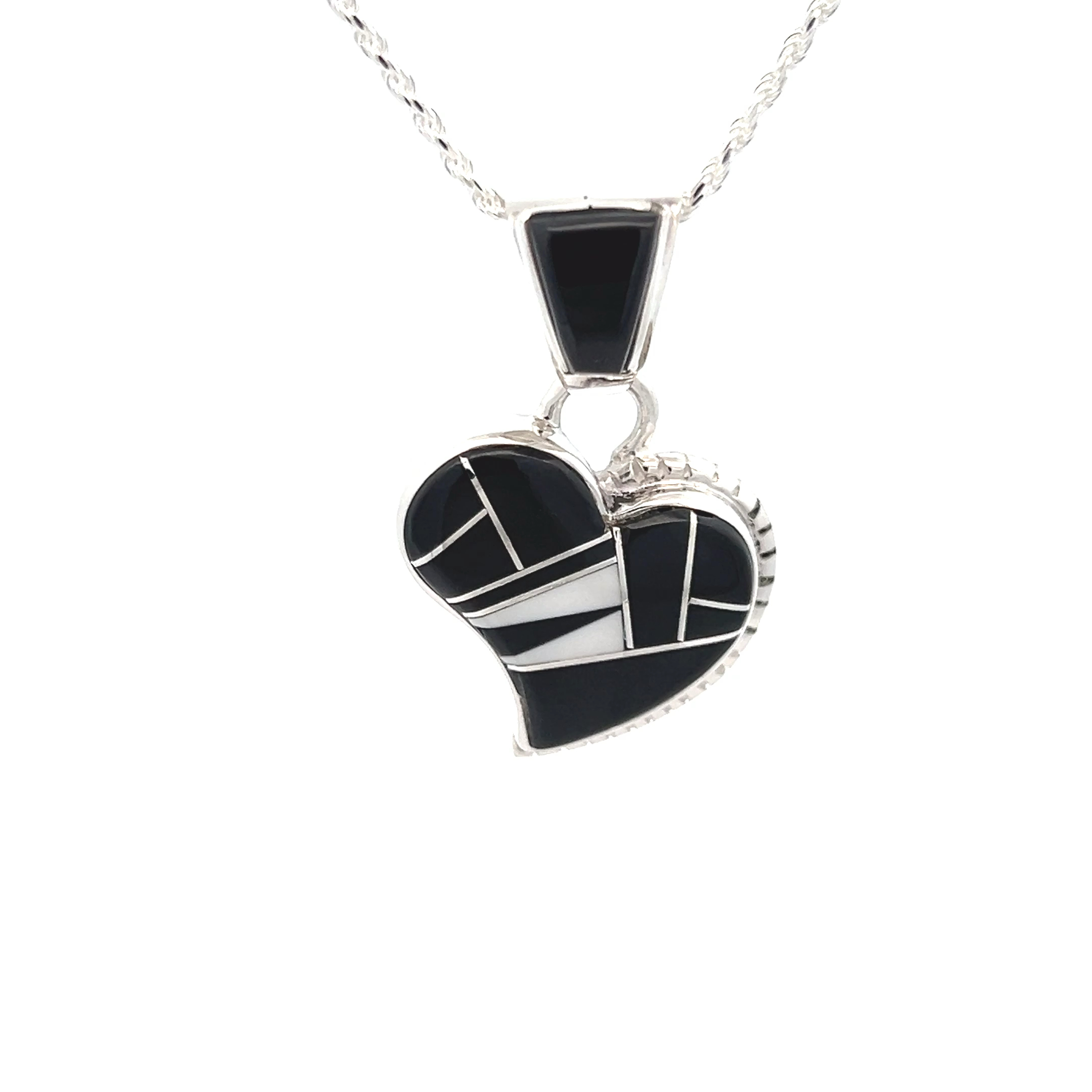 Treasures of the Southwest: Calvin Begay Genuine Acoma Jet Sterling ...