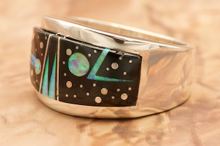 Treasures of the Southwest: Navajo Artist Calvin Begay Night Sky ...