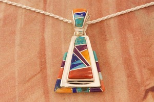 Treasures of the Southwest: Navajo Artist Calvin Begay Genuine Gemstone ...