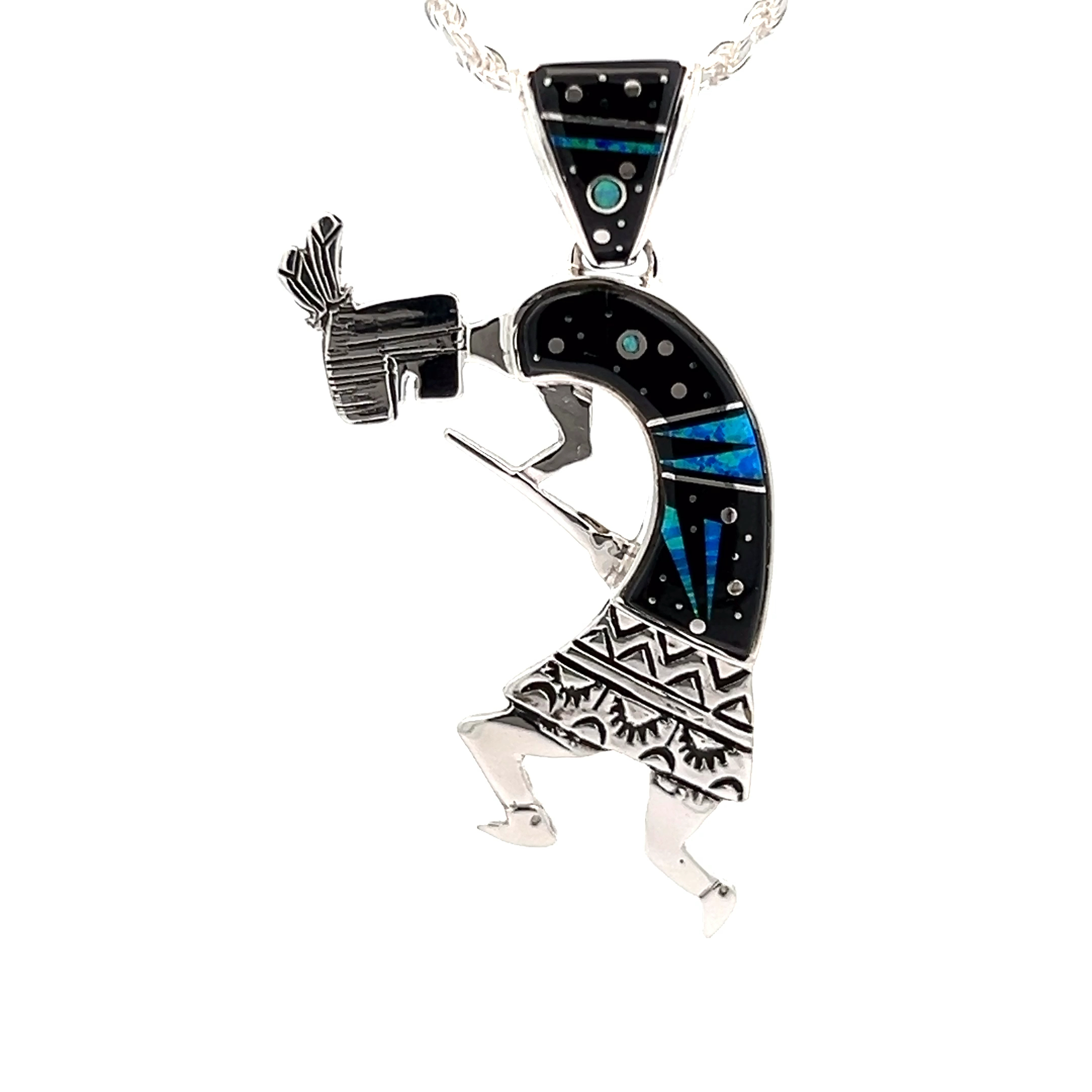Treasures of the Southwest: Calvin Begay Night Sky Sterling Silver ...