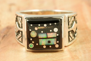 Treasures of the Southwest: Calvin Begay Night Sky Design Sterling ...