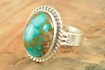 Treasures of the Southwest: Boulder Turquoise Ring