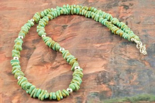 Treasures of the Southwest: Number 8 Mine Turquoise Necklace